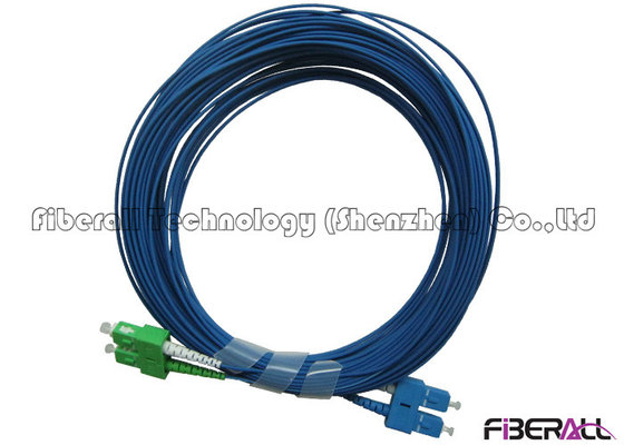 2.0x4.1mm Duplex Fiber Patch Cord SC/LC Fiber Optic Jumper With SM Blue Cable supplier