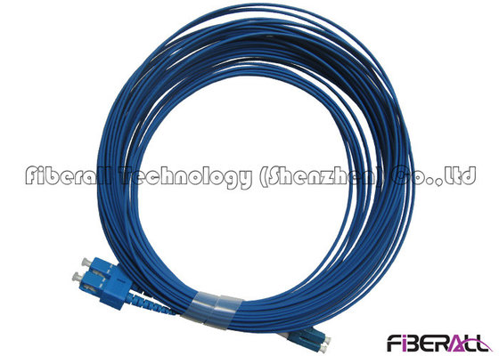 2.0x4.1mm Duplex Fiber Patch Cord SC/LC Fiber Optic Jumper With SM Blue Cable supplier