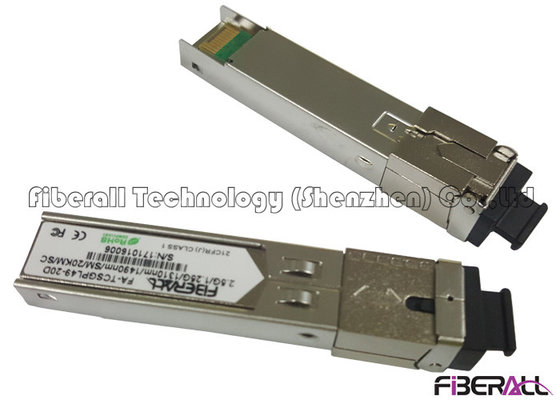 Industrial 1310nm/1490nm GPON ONU B+ SFP Optical Transceiver Single Fiber SC supplier