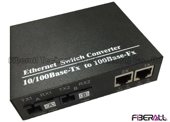 Cascading 10/100Base-Tx Bi-Di Fiber Media Converter Fiber Ethernet Switch Converter supplier