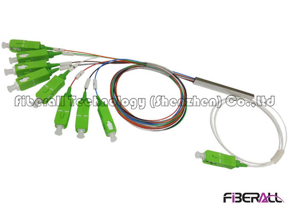 FA-PLCM1×8SA,OEM Factory Supply SC/APC 1x8 Mini Steel Tube Fiber Optic PLC Splitter supplier