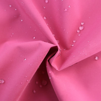 86%polyester 14%spandex fabric (30+20)*(30+20) 158*116 88gsm waterproof fabric pink color for trousers supplier