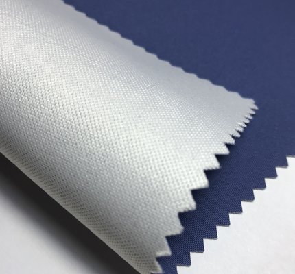 100%polyester 228T taslan waterproof white coating 130gsm 150cm width for jacket fabric supplier
