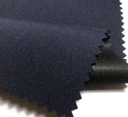 Poly pongee waterproof wet fabric 240t 50d*50d  99gsm for workwear sportswear jacket supplier