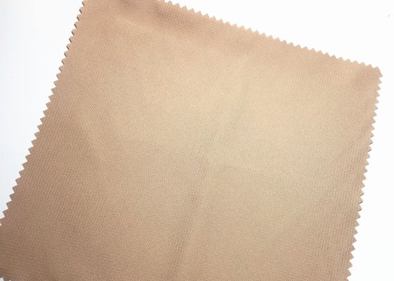 0.15 Grid 240t 75d*75d poly pongee Khaki color anti-velvet coating waterproof workwear fabric supplier