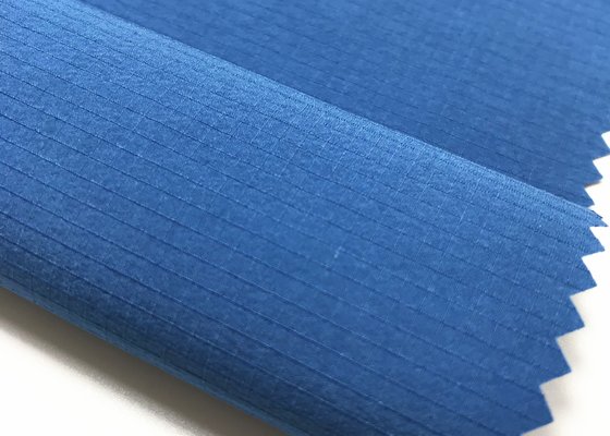 100% waterproof taslan ripstop nylon fabric 240t 40D+20D*40D+20D blue color customized fabric supplier