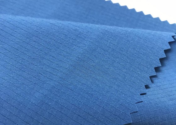 100% waterproof taslan ripstop nylon fabric 240t 40D+20D*40D+20D blue color customized fabric supplier