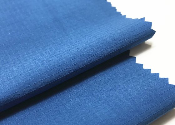 100% waterproof taslan ripstop nylon fabric 240t 40D+20D*40D+20D blue color customized fabric supplier