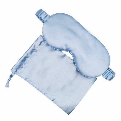 Spot wholesale silk eye mask With bags custom LOGO shade mulberry for sleeping well supplier