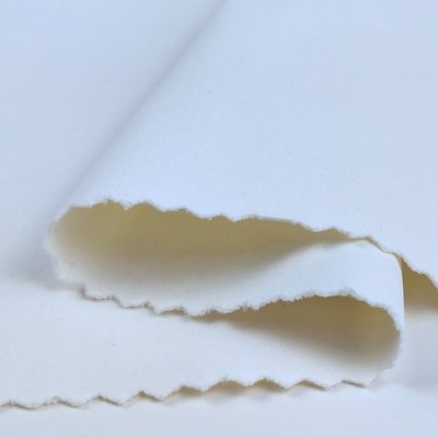 85%Recycled nylon 15%spandex fabric 130gsm swimsuit bra white stretch knitted fabric supplier
