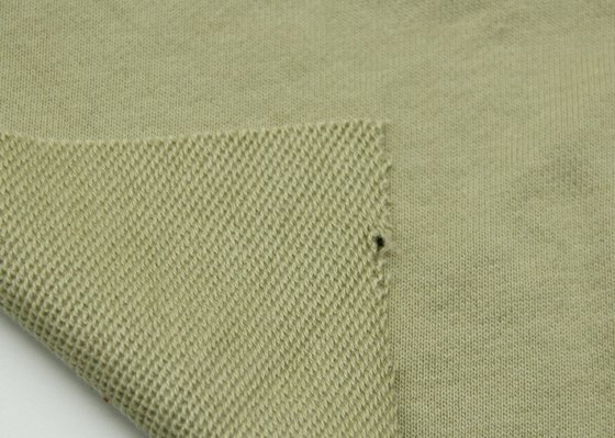 stock 32s hoodie fabric CVC fish scale stretch knitted small wool ring fabric leisure sports suit fabric supplier