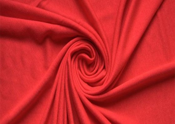 32S 95% cotton 5% elastic combed cotton single jersey fabric summer Lycra knitted fabric boxer shirt fabric supplier