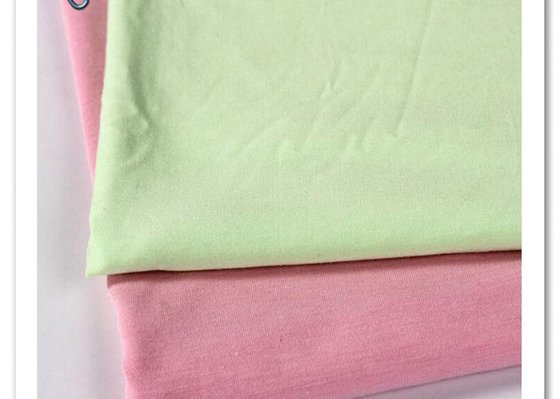 32S 95% cotton 5% elastic combed cotton single jersey fabric summer Lycra knitted fabric boxer shirt fabric supplier