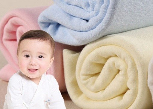 The factory direct sale 40s100% cotton double-sided knitted fabric baby's drool towel fabric supplier