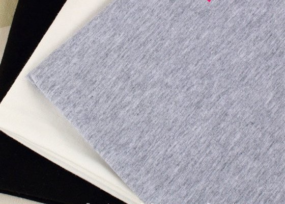 CVC jersey factory direct sale 21S 80%polyester20%cotton single side knitted sweat cloth T-shirt/s supplier