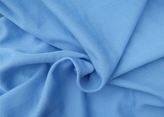 Jersey single side 21s knitted 100% combed cotton fabric sport shirt wholesale high quality supplier