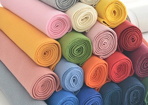 21s, 32s cotton/spandex ribbings fabric, 2X2 thread collar neck cuff screw knitted stretch fabric supplier