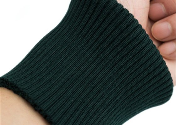 21s 2*2 100% cotton/polyester polyester circular knitted machine ribbings cloth neckline cotton rib cuff thread supplier