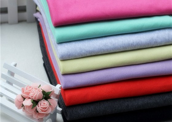 100% cotton knitted ribgings stretch 1X1 thread leggings fabric pajamas hoodie sports wear fabric supplier