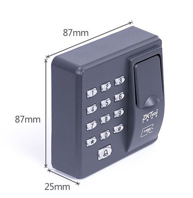 X6 Fingerprint reader door access control support 125khz card reader password supported