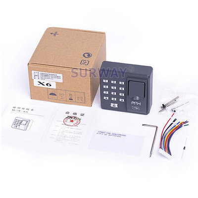 X6 Fingerprint reader door access control support 125khz card reader password supported