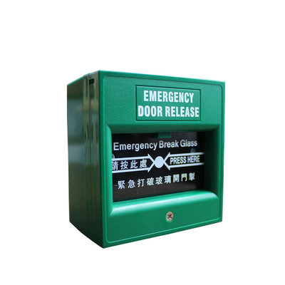 Button Switch Emergency Door Release Door Exit Button Glass Break Alarm Button for Door Access Control Red Yellow White