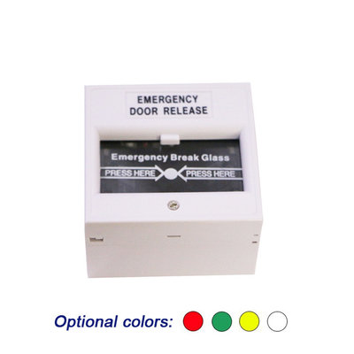 Glass break exit button Emergency Exit Button Fireproof Break Glass Release Button Rfid Switch Push Exit,min:1pcs