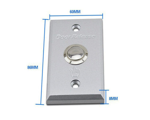 O COM LED light Exit Button Exit Switch For Door Access Control System Door Push Exit Door Release Button Switch