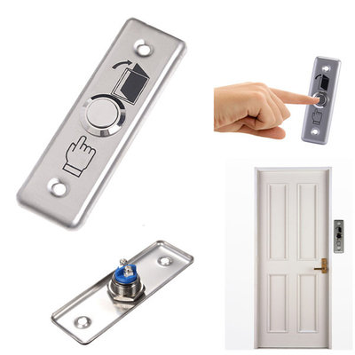 Generic DC 12V NC NO Release Button Switch Square Touch Sensor Door Exit with LED Light For Access Control System