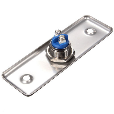 Generic DC 12V NC NO Release Button Switch Square Touch Sensor Door Exit with LED Light For Access Control System