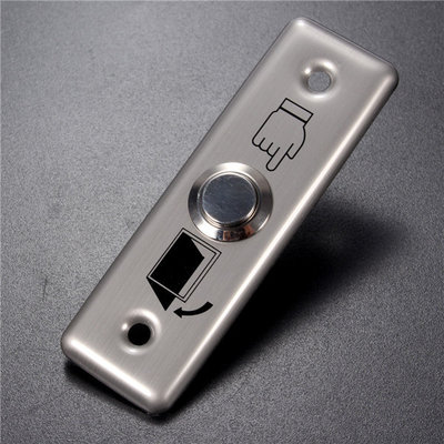 Generic DC 12V NC NO Release Button Switch Square Touch Sensor Door Exit with LED Light For Access Control System