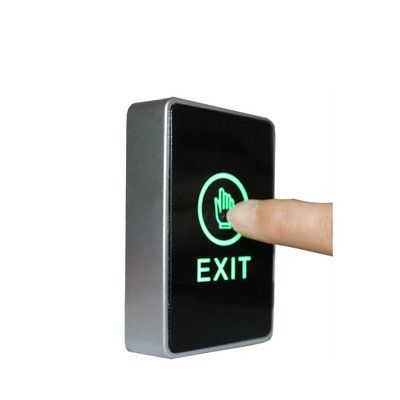 Electronic door lock 12 volt switch panel rfid LED light touch release exit button access control