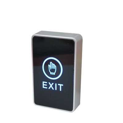 Electronic door lock 12 volt switch panel rfid LED light touch release exit button access control