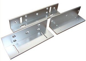 ZL-Bracket and 180KG electric magnetic door gate Lock Installed on Wooden Metal Door/U
