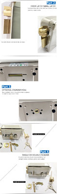 Electronic RFID Gate Lock/Smart Electric Strike Lock