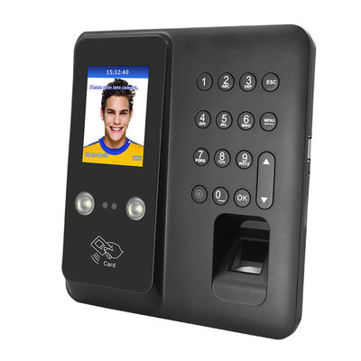 Biometric time recording face reader fingerprint recognition attendance machine