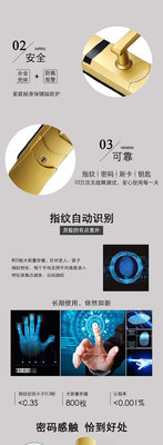 K6020 Fingerprint door locks Biometric lock Password door lock RFID CARD LOCK