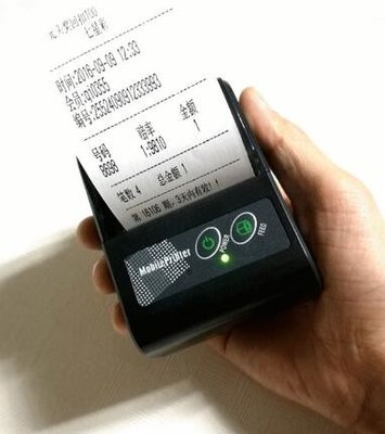 Mini bluetooth portable handheld pocket mobile printer for smart android tablet PC