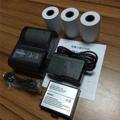 Android/iOS Smart Phone Bluetooth Mini Handheld Portable Receipt Printer with Free SDK