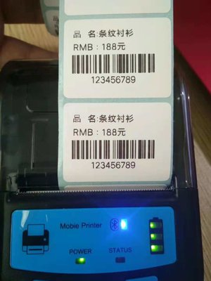 Lable Printer Android IOS thermal printer 58mm bluetooth&usb interface