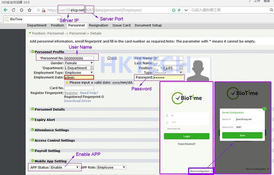 BioTime8.0 BioTime7.0 TIME ATTENDANCE SOFTWARE ZKTECO SOFTWARE