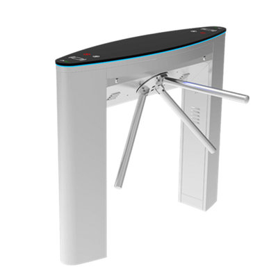 TS5000A Automatic pedestrian waist high 304 stainless steel tripod swing turnstile with RFID card/fingerprint reader
