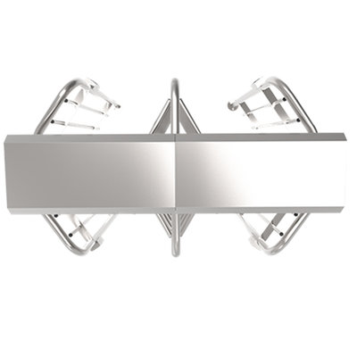 ZKTECO FHT2300D high quality 304 stainless steel full height turnstile security system