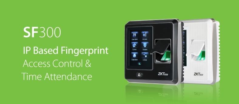 SF300 ZKTECO DOOR ACCESS CONTROL Fingerprint reader access control terminal with software
