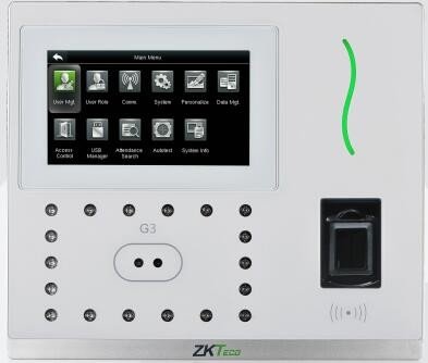 G3 FACE RECOGNITION TIME ATTENDANCE FINGERPRINT READER TIME CLOCK WITH TCP/IP Software available