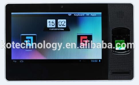 biosmart-zpad fingerprint time attendance android time recording machine with TCP/IP fast delivery high quality
