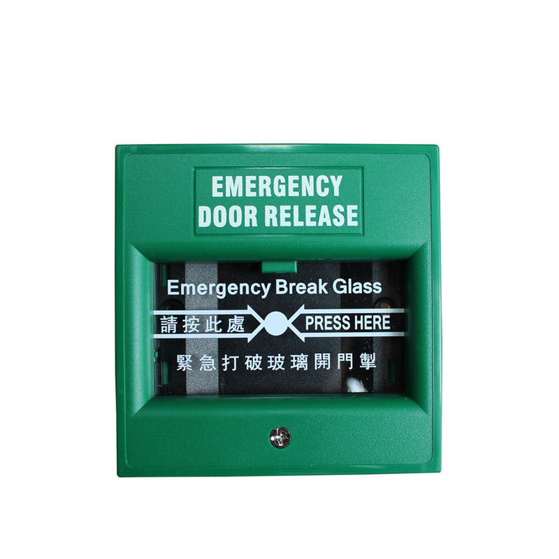 Button Switch Emergency Door Release Door Exit Button Glass Break Alarm Button for Door Access Control Red Yellow White