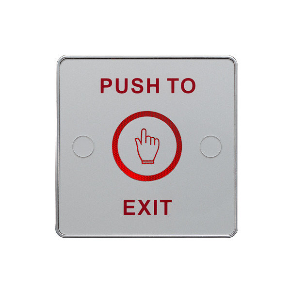 Golden color metallic surface door Exit button access control system Push door release switch panic button for Alarm
