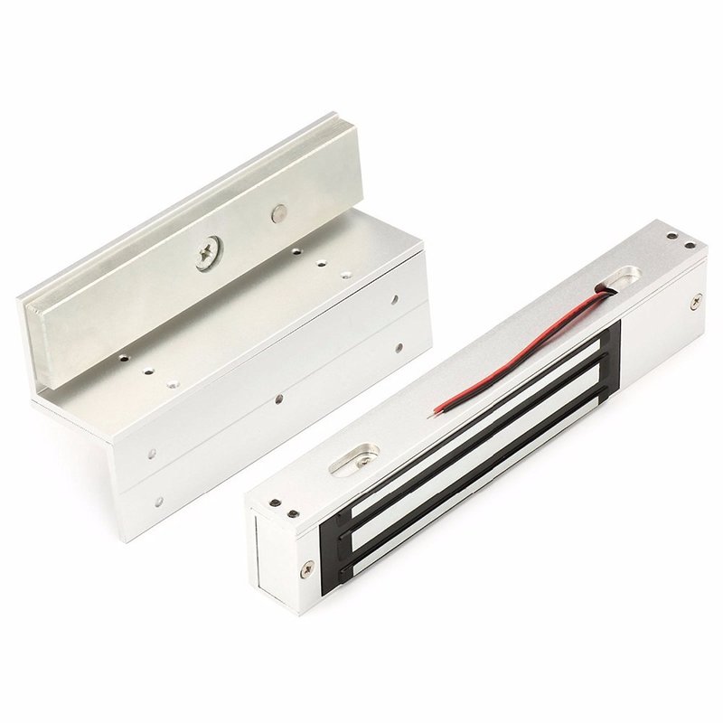 ZL-Bracket and 180KG electric magnetic door gate Lock Installed on Wooden Metal Door/U