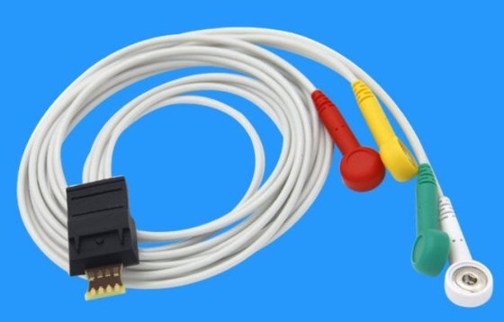 Schiller MT-101 4 / 6 Leads Holter Recorder ECG Lead Wires TPU Material ISO Marked